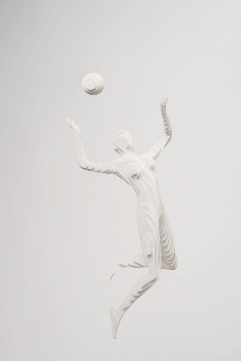 Paper Olympic Athletes: Art by Raya Sader Bujana