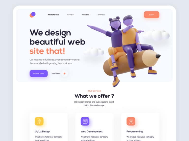 3D in UI/UX design. 25+ Ideas | Sky Rye Design 3D in UI/UX design. 25+ Ideas | Sky Rye Design