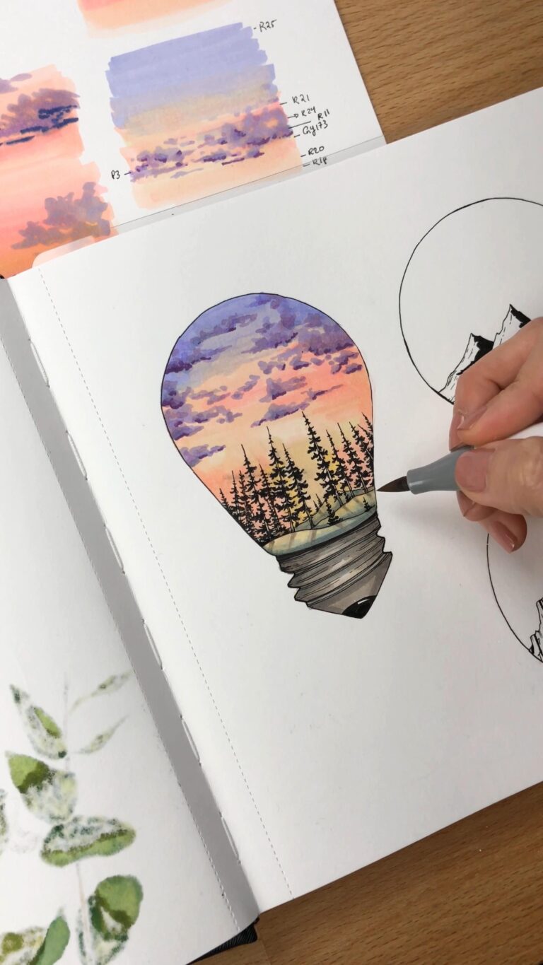 Marker Drawing Doodles: Tips and Techniques for Beginners