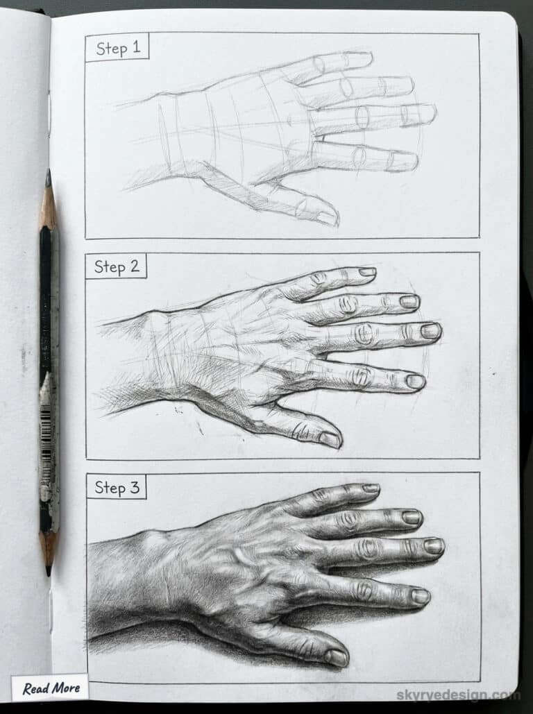 How to Draw a Hand: Step-by-Step Guide for Beginners