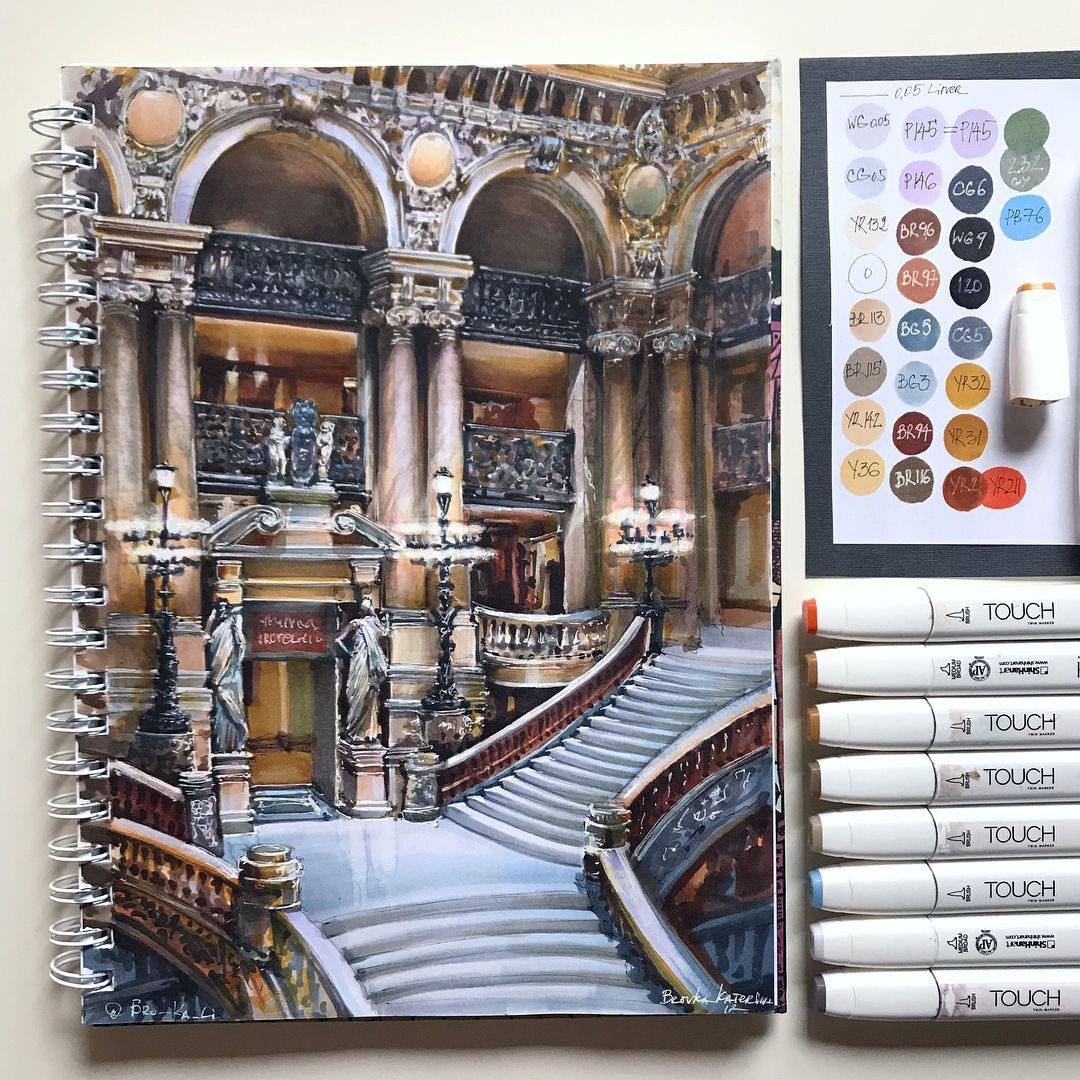 30+ Architectural Drawing Sketches: Inspiring Examples for Designers