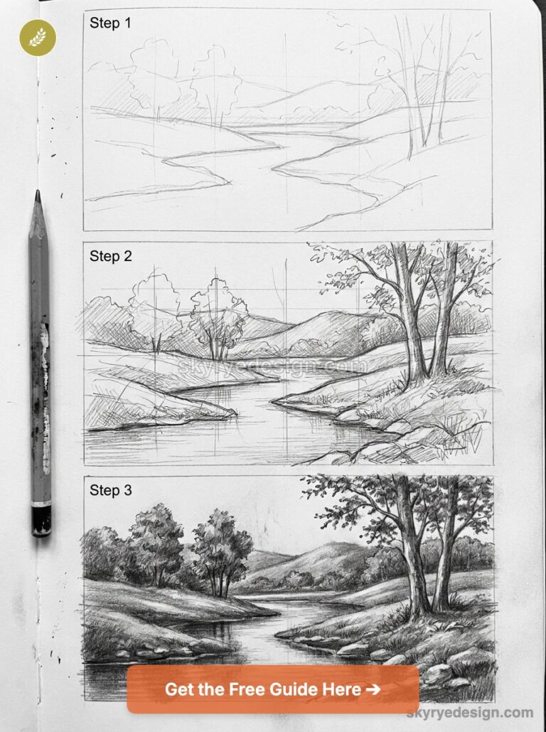Landscape Drawing Guide: Easy Sketches, Tools & Tips