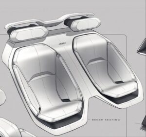 Car Interior Drawing: Automotive Sketches Designing the Future of Car