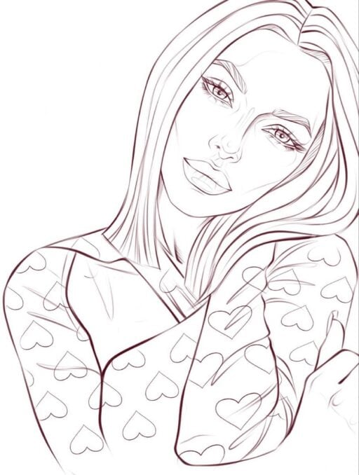 Baddie Coloring Pages: A Trendy Way to Relax and Unwind