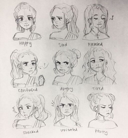 Drawing Face Expressions: Tips and Techniques for Emotions