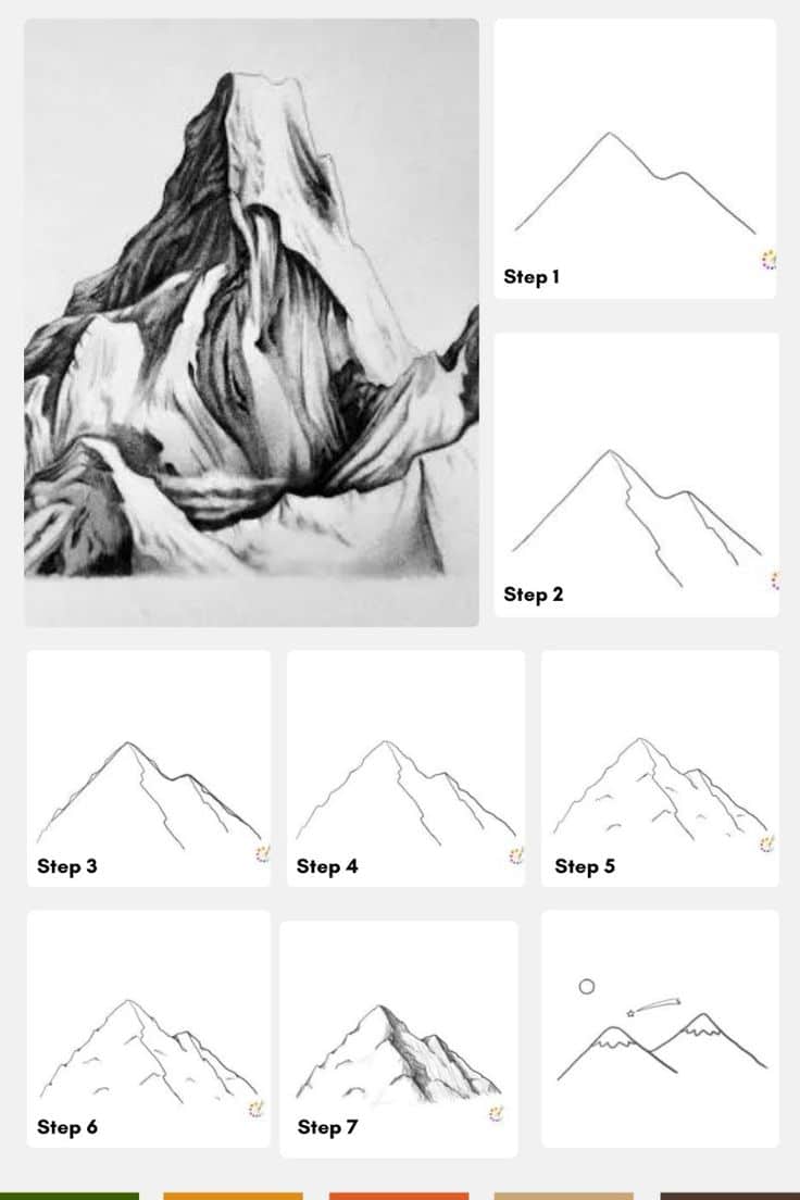 Mountains Drawing: Techniques to Capture Cool Landscapes