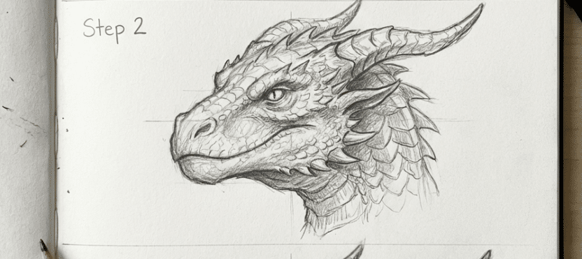 Step-by-Step Dragon Drawing for Artists of All Levels