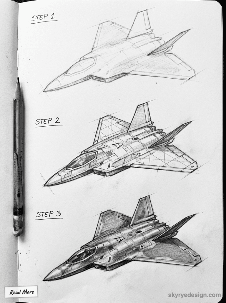 10 Airplane Drawing Ideas for Budding Aviation Artists | Sky