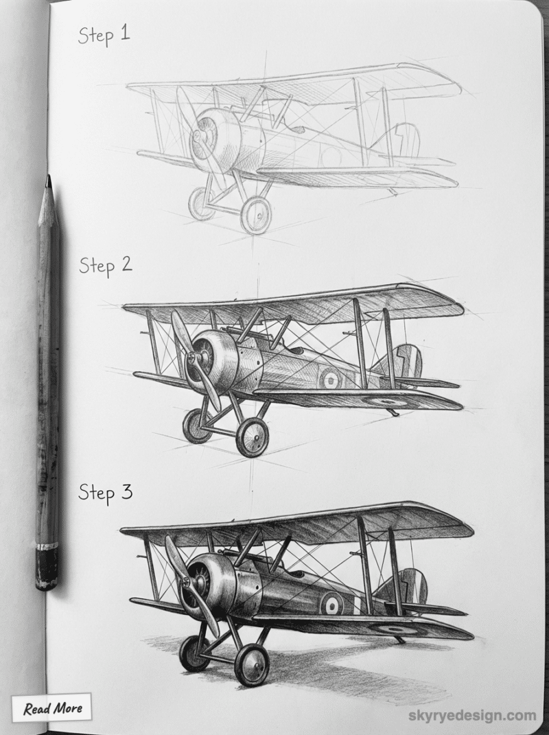 10 Airplane Drawing Ideas for Budding Aviation Artists | Sky