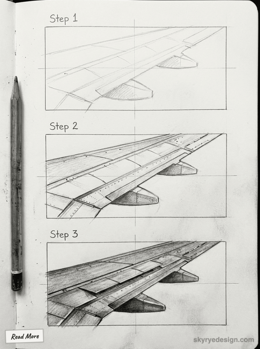 10 Airplane Drawing Ideas for Budding Aviation Artists | Sky