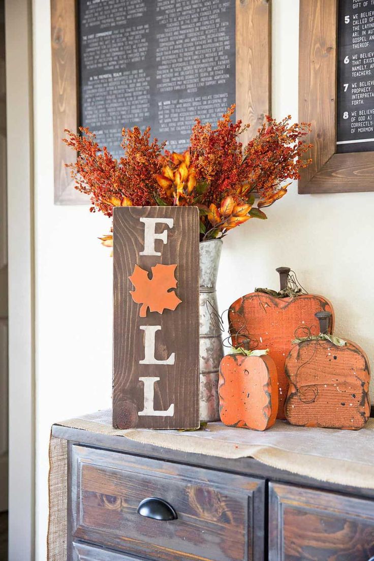 5 Charming Wood Sign Ideas to Welcome Autumn Indoors
