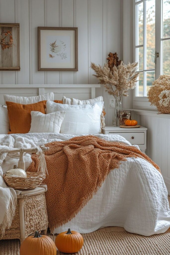 Create a Peaceful Autumn Retreat with Cozy Bedding Ideas
