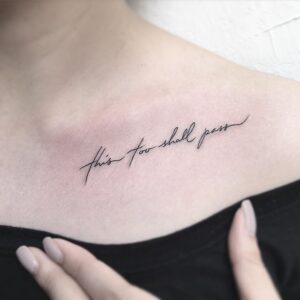 Inspiring Script Tattoo Concepts for Personal Expression