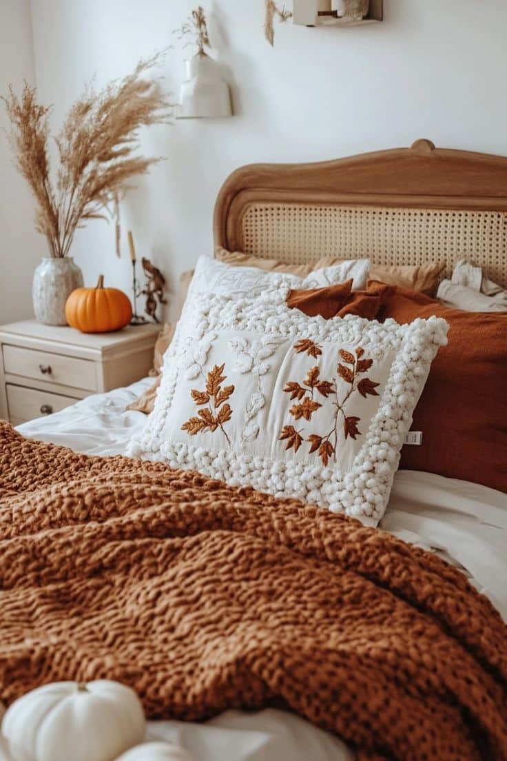 Create a Peaceful Autumn Retreat with Cozy Bedding Ideas
