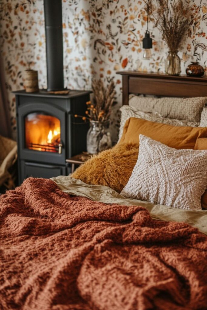 Create a Peaceful Autumn Retreat with Cozy Bedding Ideas