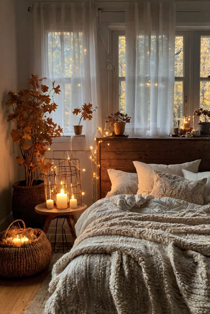 Create a Peaceful Autumn Retreat with Cozy Bedding Ideas