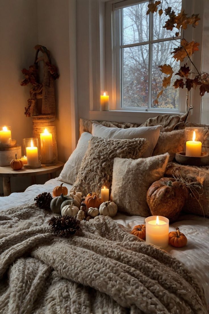 Create a Peaceful Autumn Retreat with Cozy Bedding Ideas