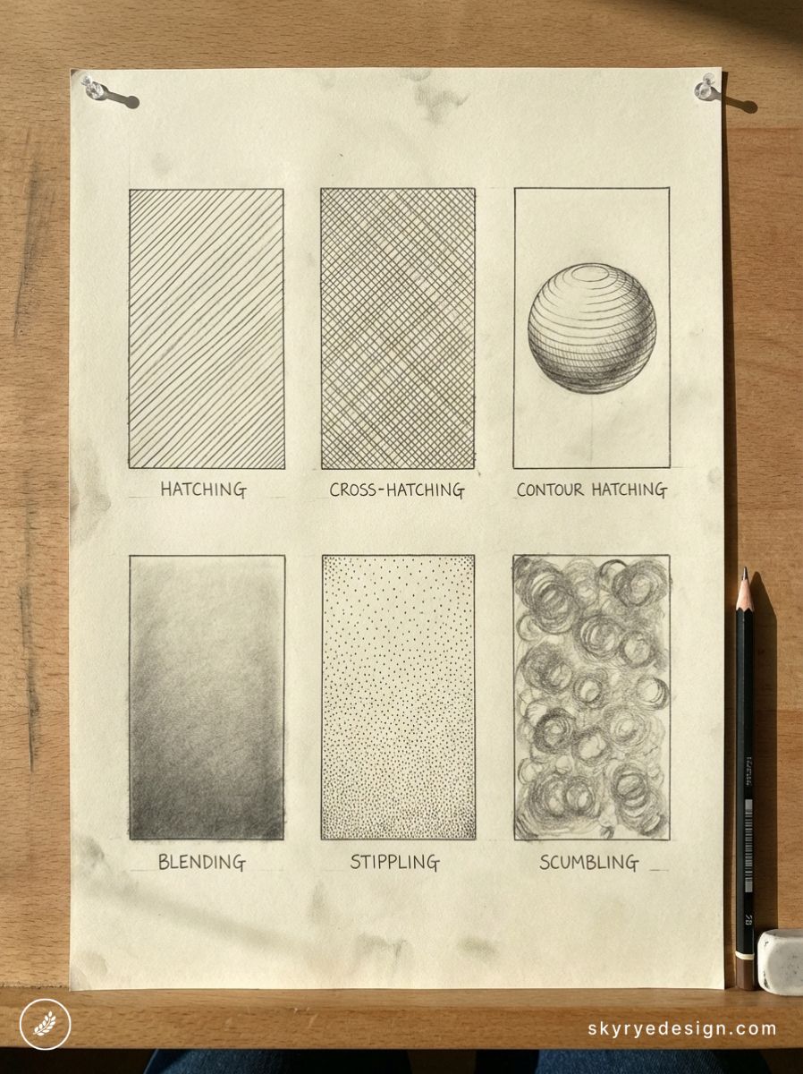 Shading Drawing Guide: Techniques for Real Depth