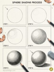 Shading Drawing Guide: Techniques for Real Depth