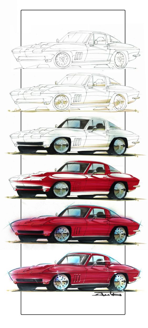 10+ Car Drawing Tips for Beginners and Enthusiasts | Sky Rye