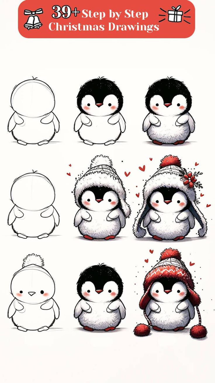 Easy Christmas Drawing: Sketching Your Way to Holiday | Sky