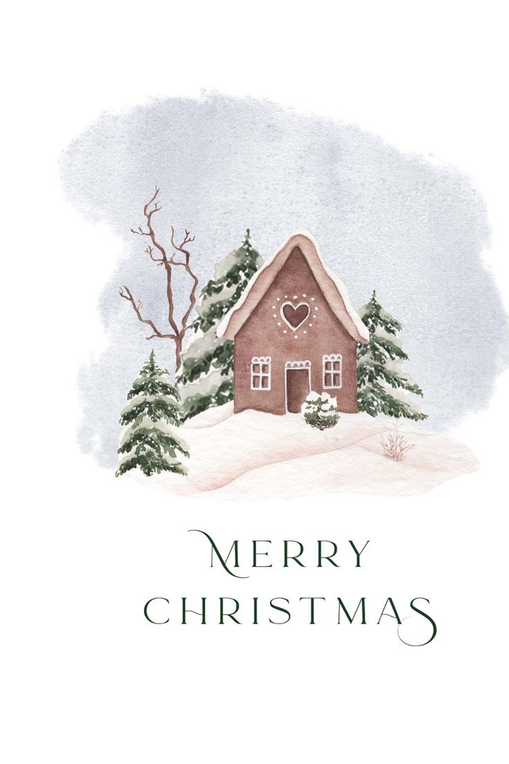 10+ Beautiful Watercolor Christmas Card Designs | Sky Rye