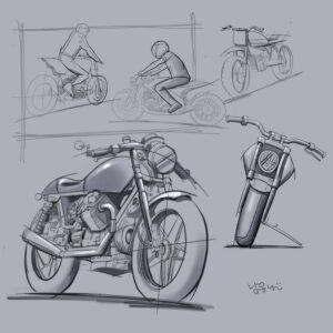 Bike Drawing Techniques for Aspiring Designers | Sky Rye
