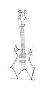 Guitar Drawing: A Step-by-Step Guide for Beginners | Sky Rye