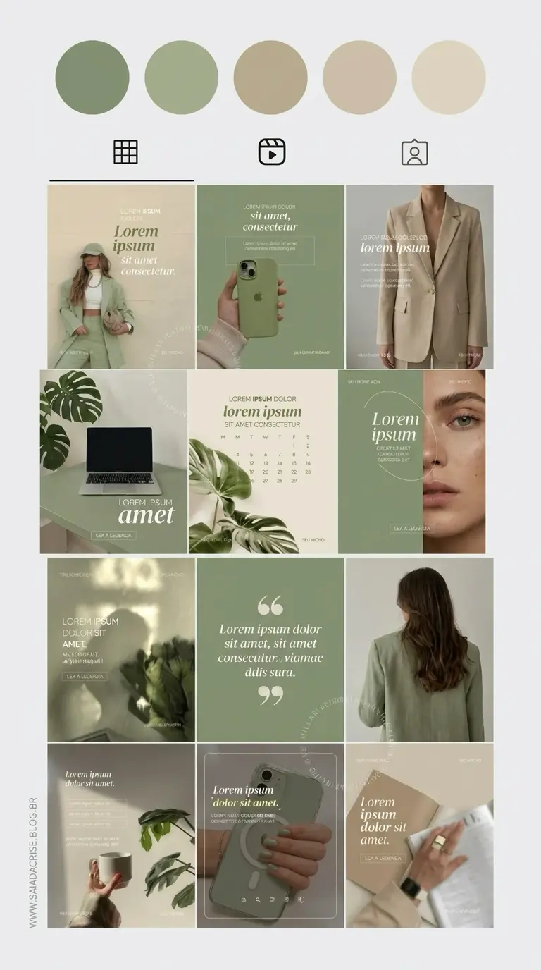 Aesthetic Instagram Post Templates: 20 Free Design Ideas