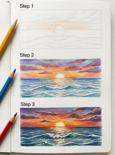 Sunset Drawing: Why Your Gradients Look Like Stripes