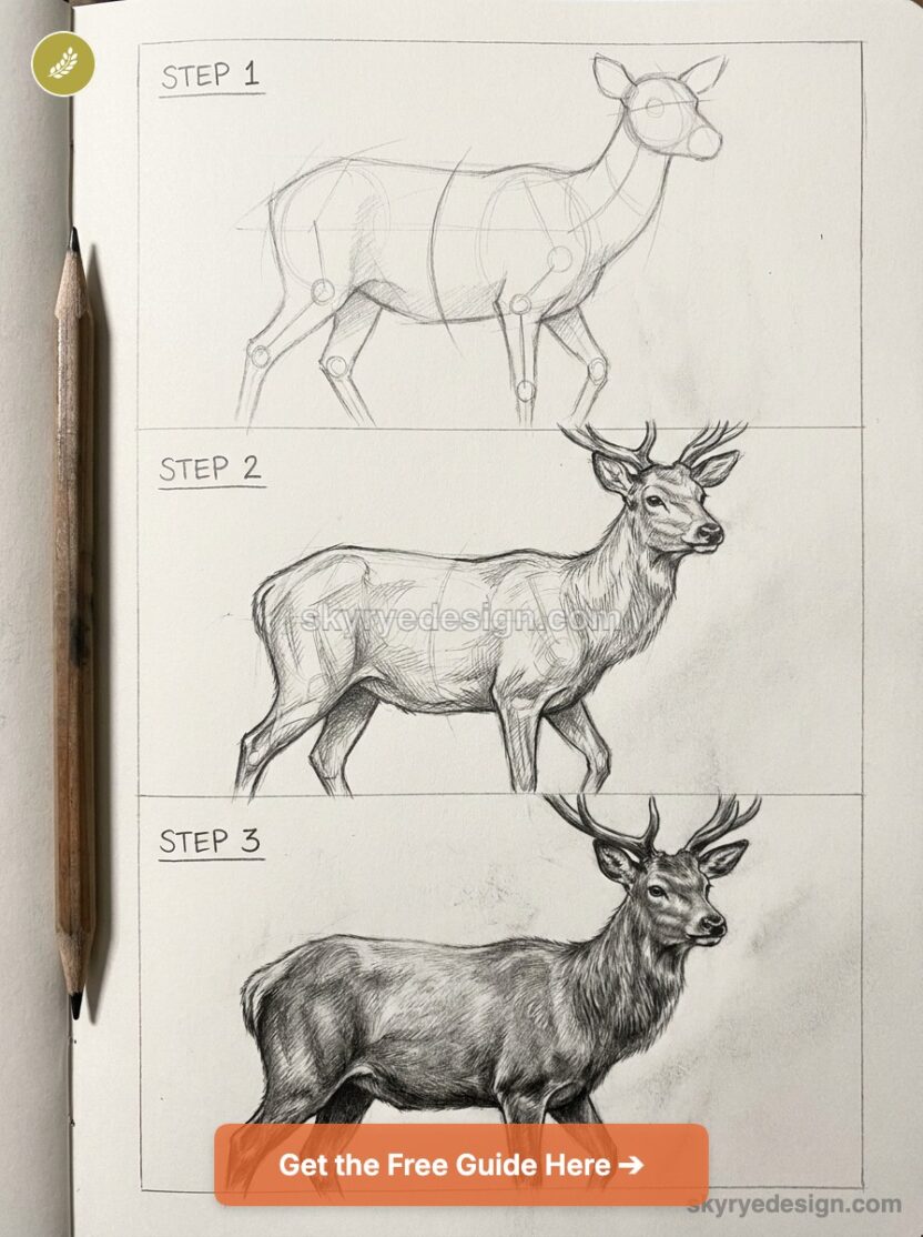 Deer Drawing Guide: Realistic Anatomy From Sketch to Shade