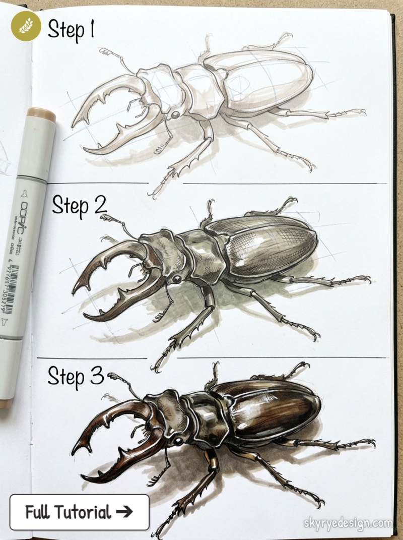 30+ Nature Drawing Ideas to Fill Your Sketchbook This Season