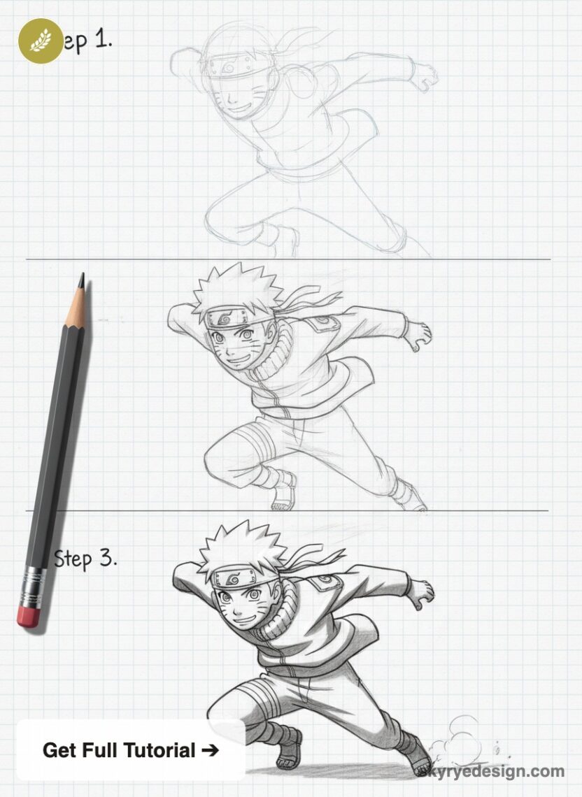 How to Draw Naruto: Easy Step-by-Step Sketch Tutorial