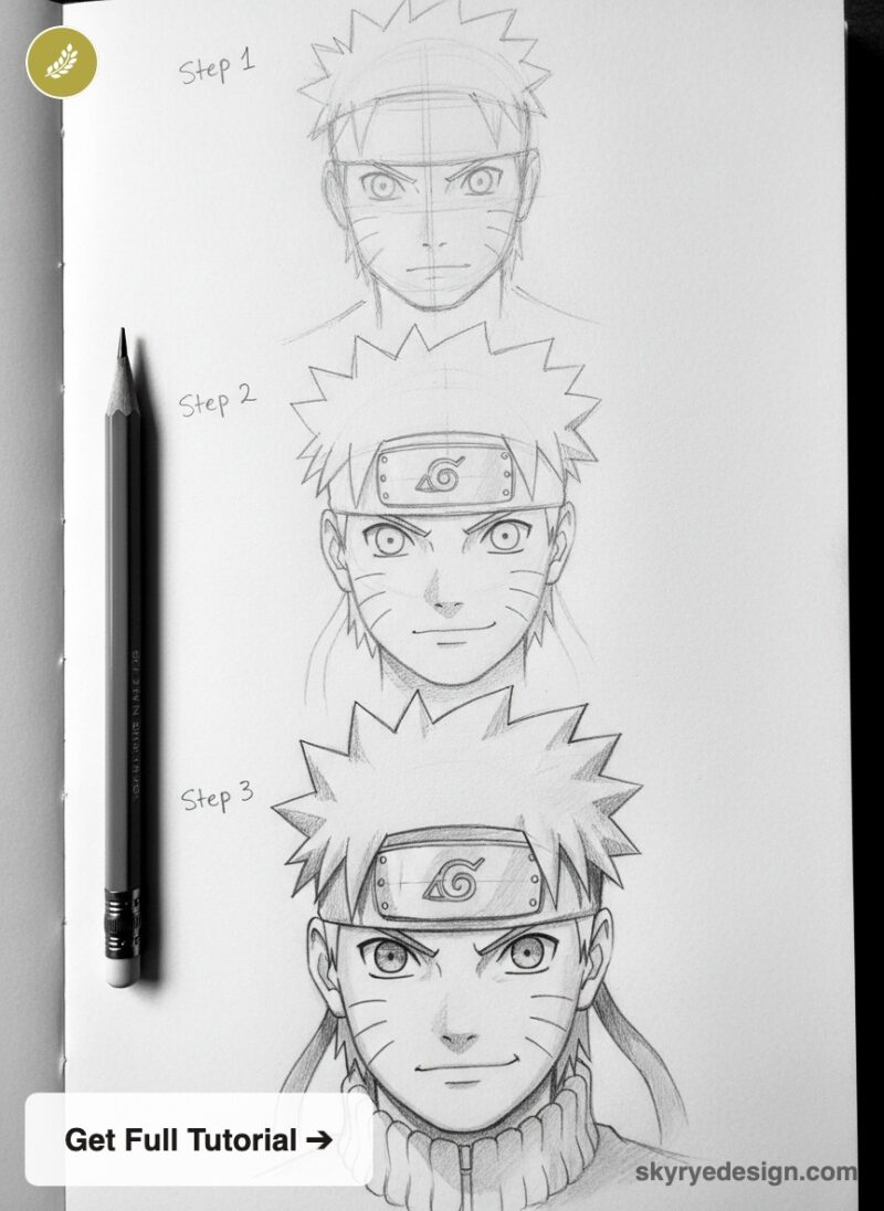 How to Draw Naruto: Easy Step-by-Step Sketch Tutorial