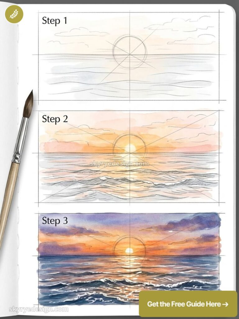 Ocean Drawing: How to Draw Waves Step by Step 2026