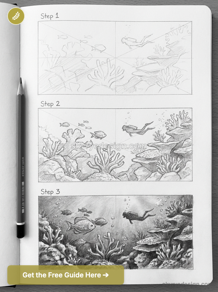 Ocean Drawing Tutorial: Waves, Seascapes & More