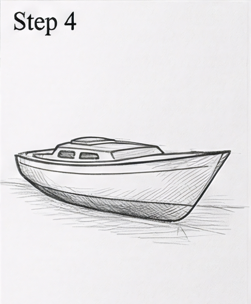 Boat Drawing: Hull Shapes & Step-by-Step Method (2026)
