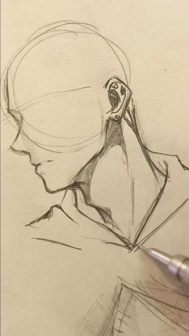 Side Profile Drawing: Mastering Stunning Techniques | Sky