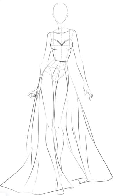 Dress Drawing Techniques and Tips for Fashion Sketching
