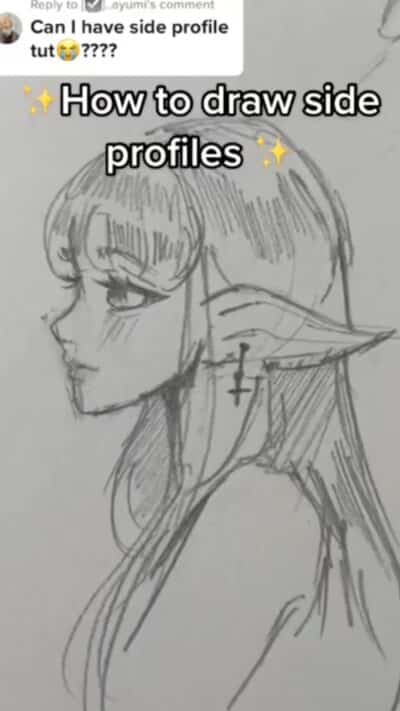 Side Profile Drawing: Easy Step-by-Step Face Guide