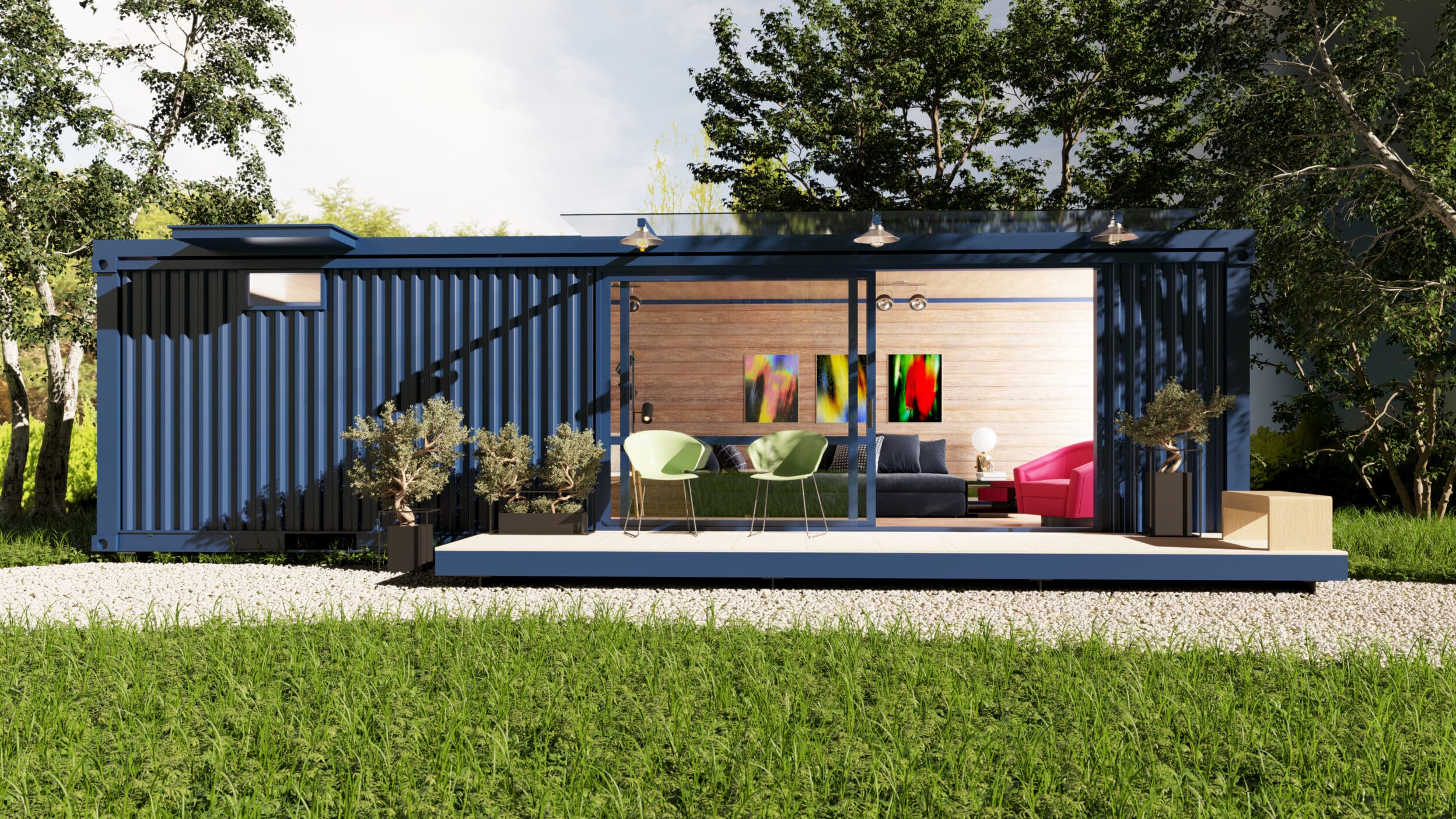 Stylish Storage Solutions for Shipping Container Interiors