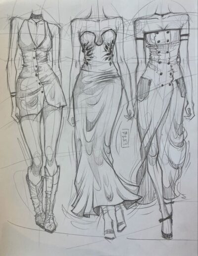 Dress Drawing Techniques and Tips for Fashion Sketching