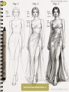 Dress Drawing: 15 Fashion Sketch Ideas Step-by-Step (2026)