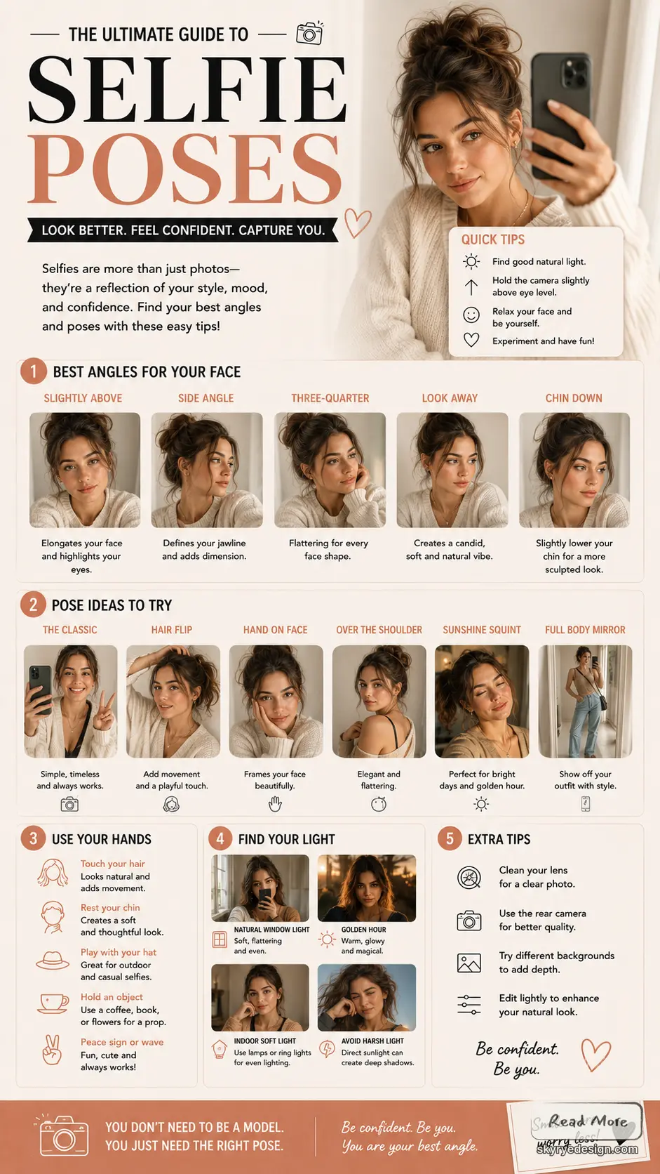 Selfie Poses for Girls: 30 Easy Ideas That Look Natural 2026