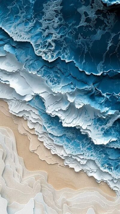 Waves Drawing: Techniques for Capturing Ocean Movement