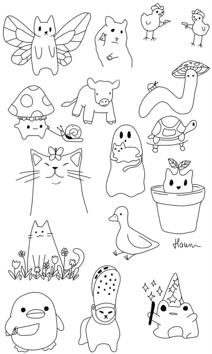 Fun & Easy Mini Drawings to Fill Your Sketchbook