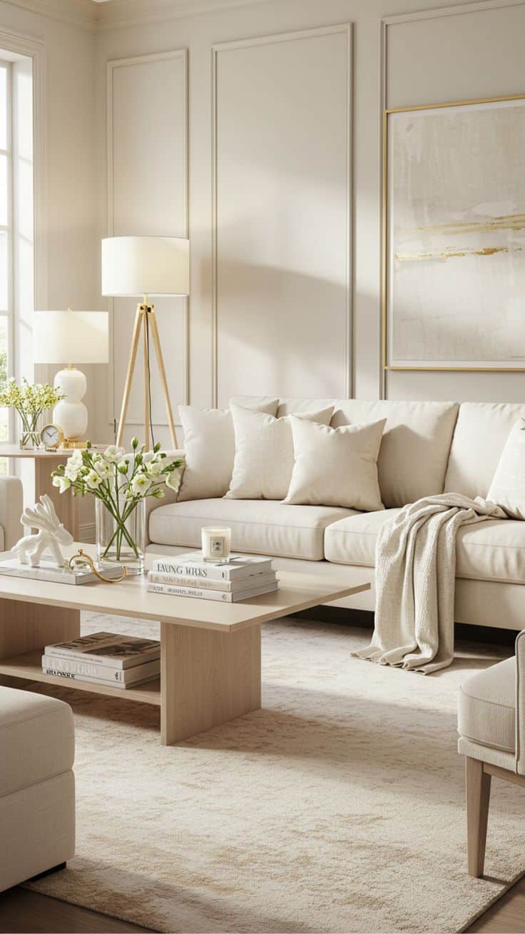 Enhancing Home Interiors with Beige Pantone Style Design
