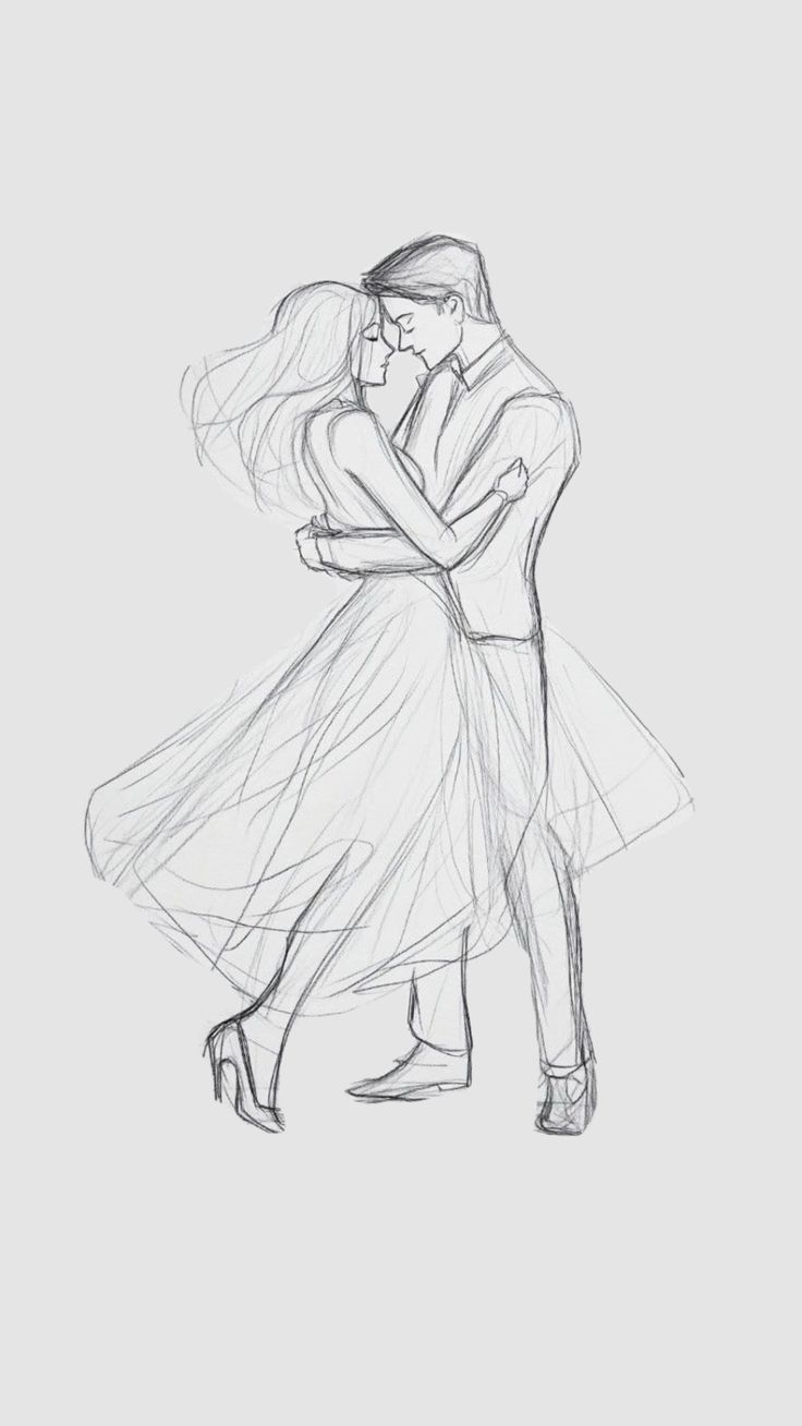 Couple Poses Drawing Ideas for Beginners and Artists