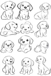 Easy Dog Drawing: Steps for Beginners to Create Sketches