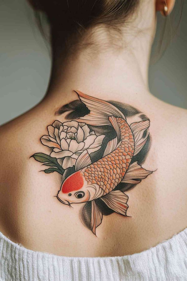 Beautiful Koi Fish Tattoos and What They Mean